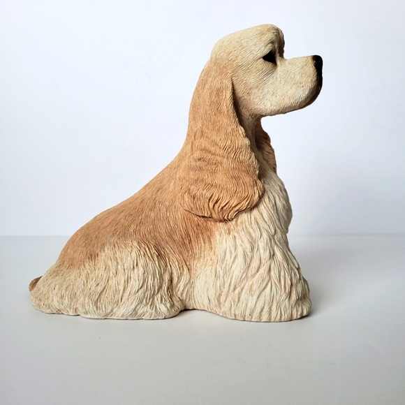 Sandicast | Art | Vintage Sandicast Cocker Spaniel Dog Buff Sandra Brue ...